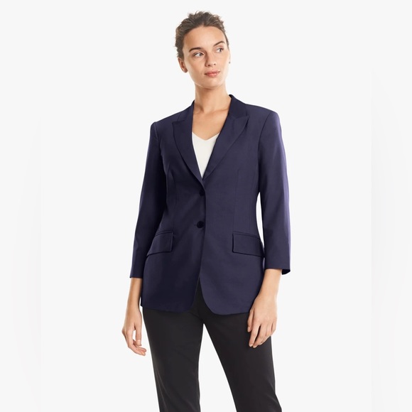 MM Lafleur | Jackets & Coats | Mm Lafleur Carson Blazer Deep Indigo 6 ...